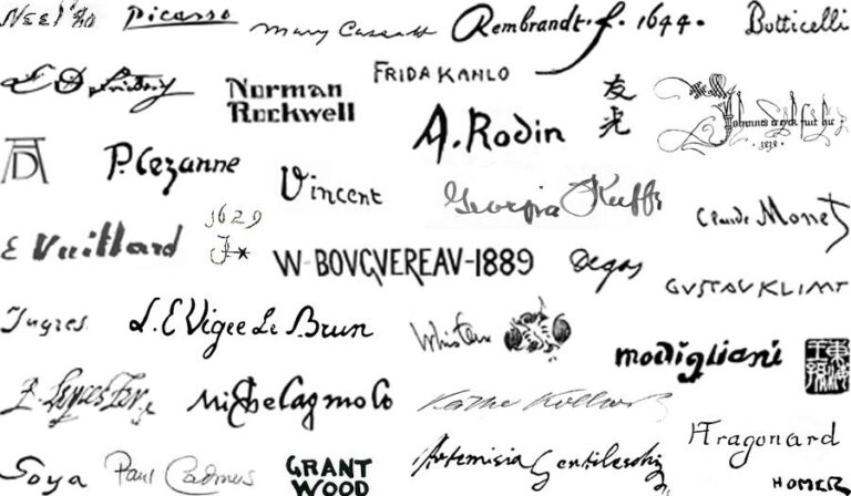 How To Look Up An Artist Signature References | PrestaStyle